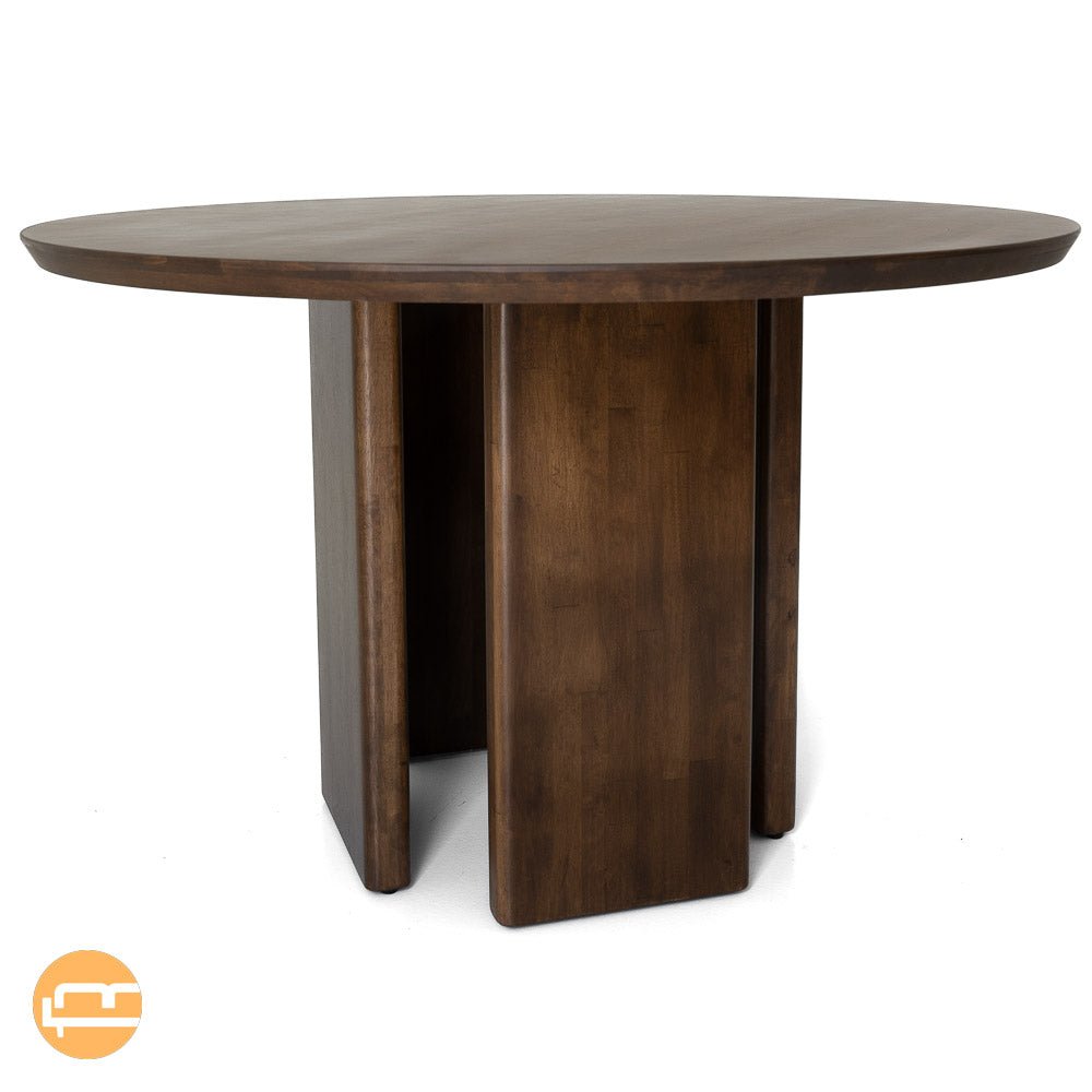 Astor Round Walnut Dining Table | Mid in Mod | Houston TX