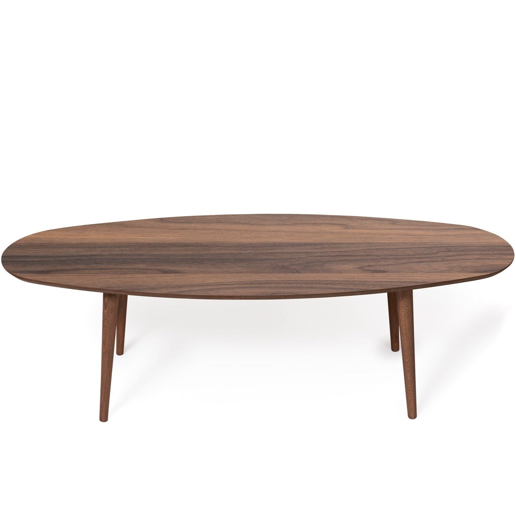 Elips Walnut Center Table | Mid in Mod | Houston TX