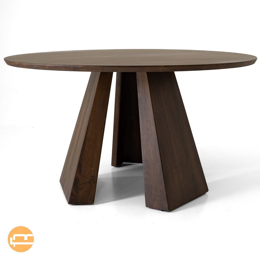 Parker Round Walnut Dining Table | Mid in Mod | Houston TX