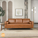 Tessa Modern Sofa -Tan Leather | MidinMod
