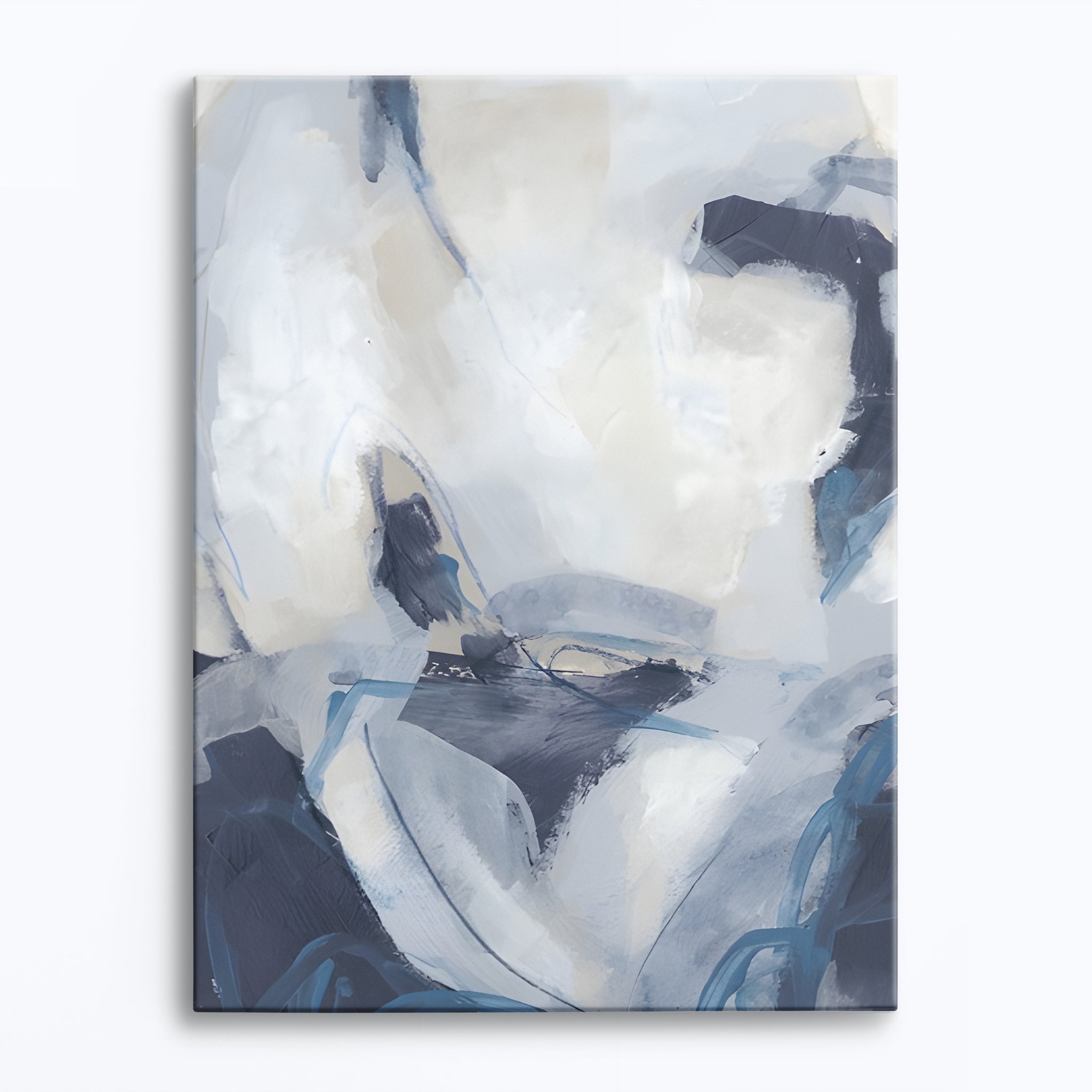 Blue Process Abstract Wall Art