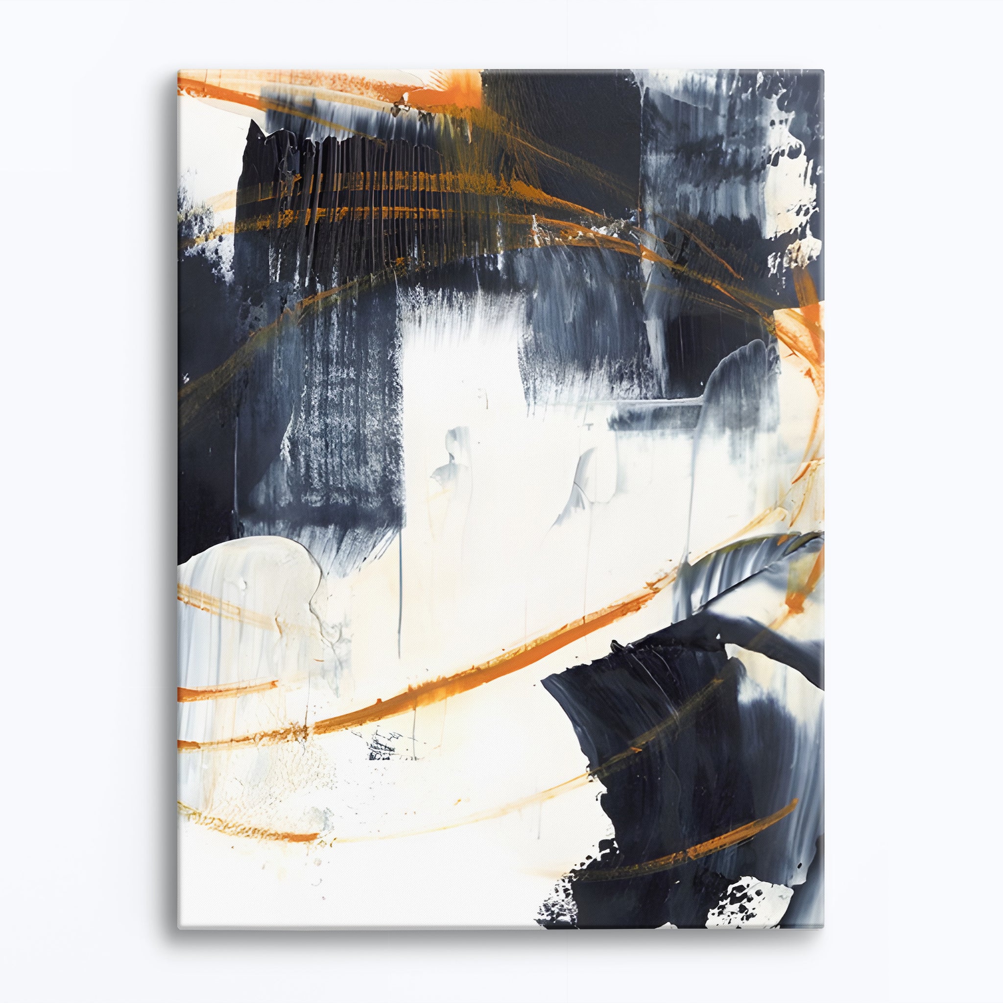 Orange Rind Abstract Wall Art