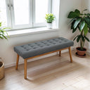 Julie Fabric Modern Bench | MidinMod