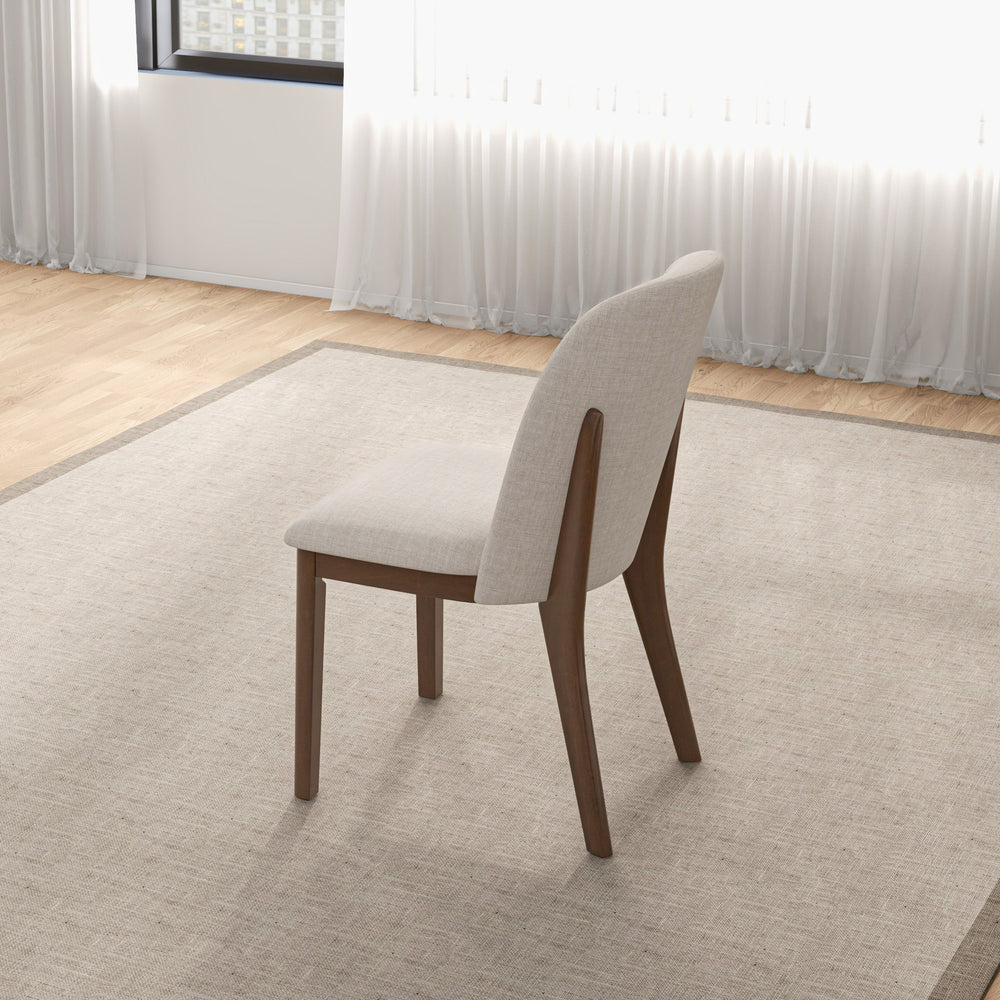 Belfast Beige Fabric Dining Chair | MidinMod
