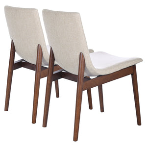 Rouka Dining Chair Beige Fabric | Mid in Mod
