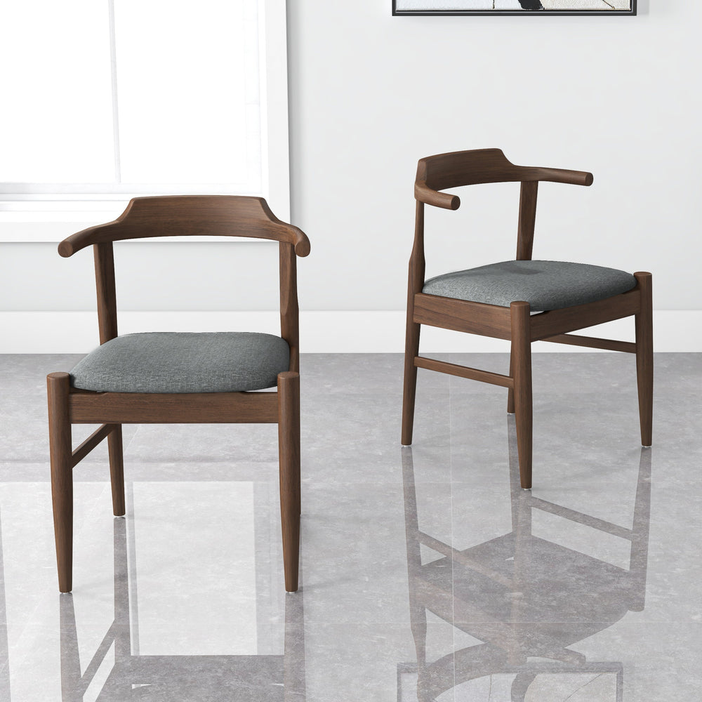 Sterling Dining Chair (Gray Fabric) | MidinMod