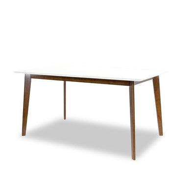 Abbott Dining Table White (Small) | MidinMod | Houston TX