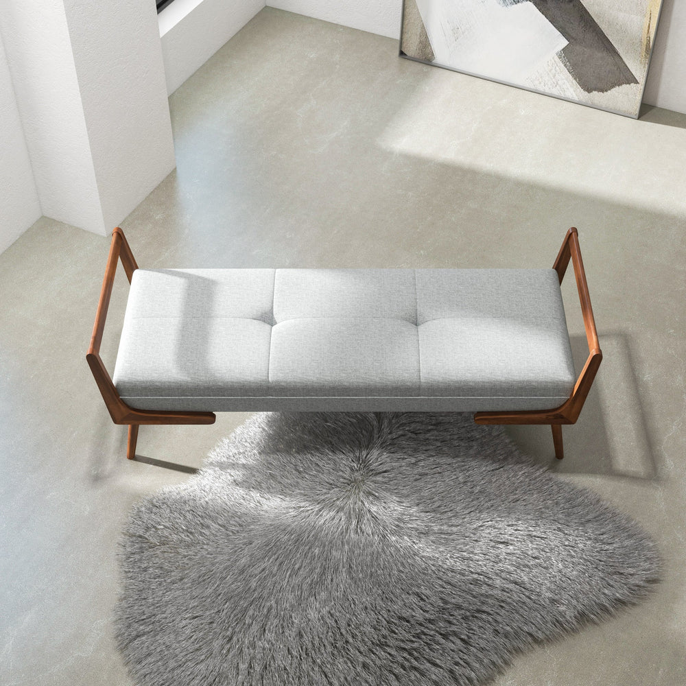 Dresden Modern Grey Bench
