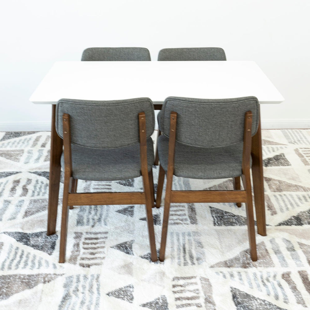 Abbott Dining Table White (Small) | MidinMod | Houston TX