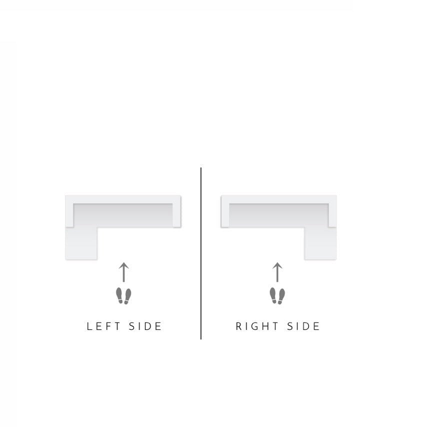 Caleb Mid Century Modern Luxury Furniture Style Left-Facing Sectional ...